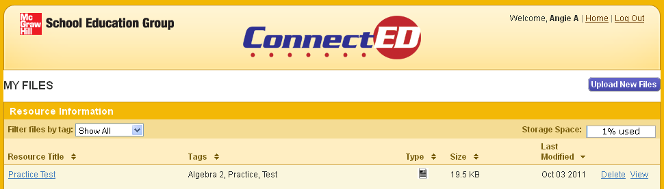 ConnectED Books and Content